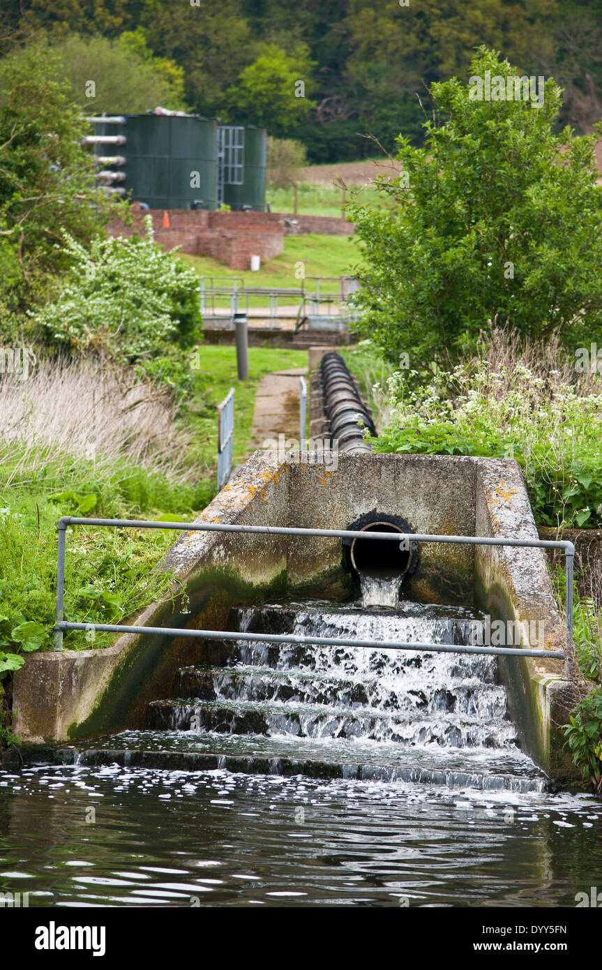 river outfall from sewage works River Wensum Stock Photo - Alamy