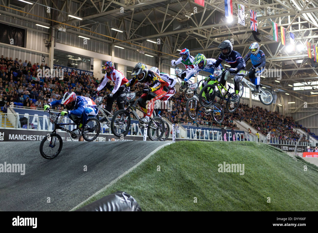 UCI BMX Supercross World Cup Manchester National Cycling Centre England ...