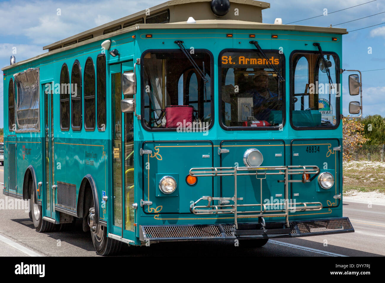 Local Bus, Sarasota, Florida, USA Stock Photo - Alamy