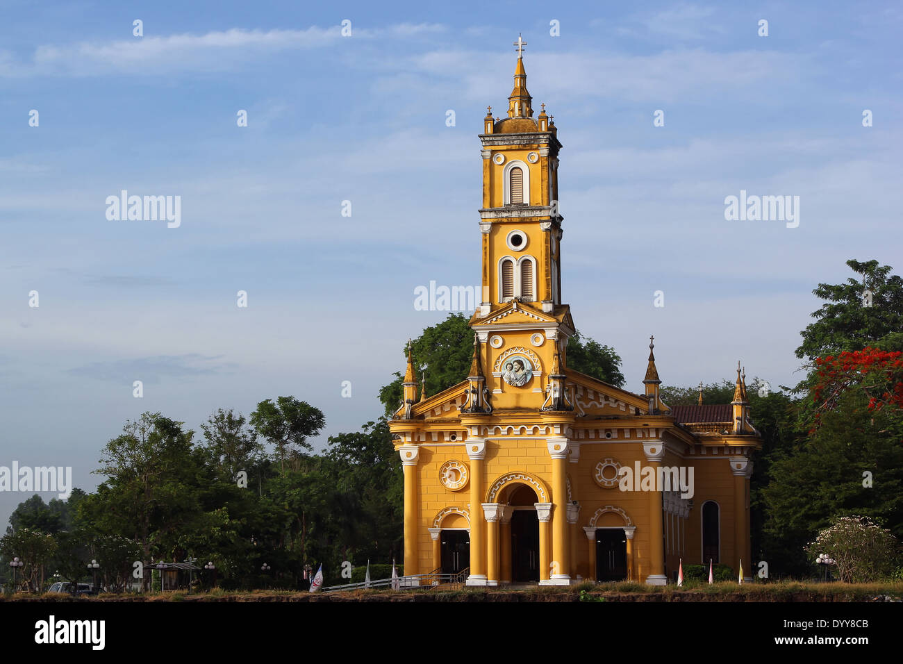Ancient Church with beautiful sky background Stock Photo - Alamy