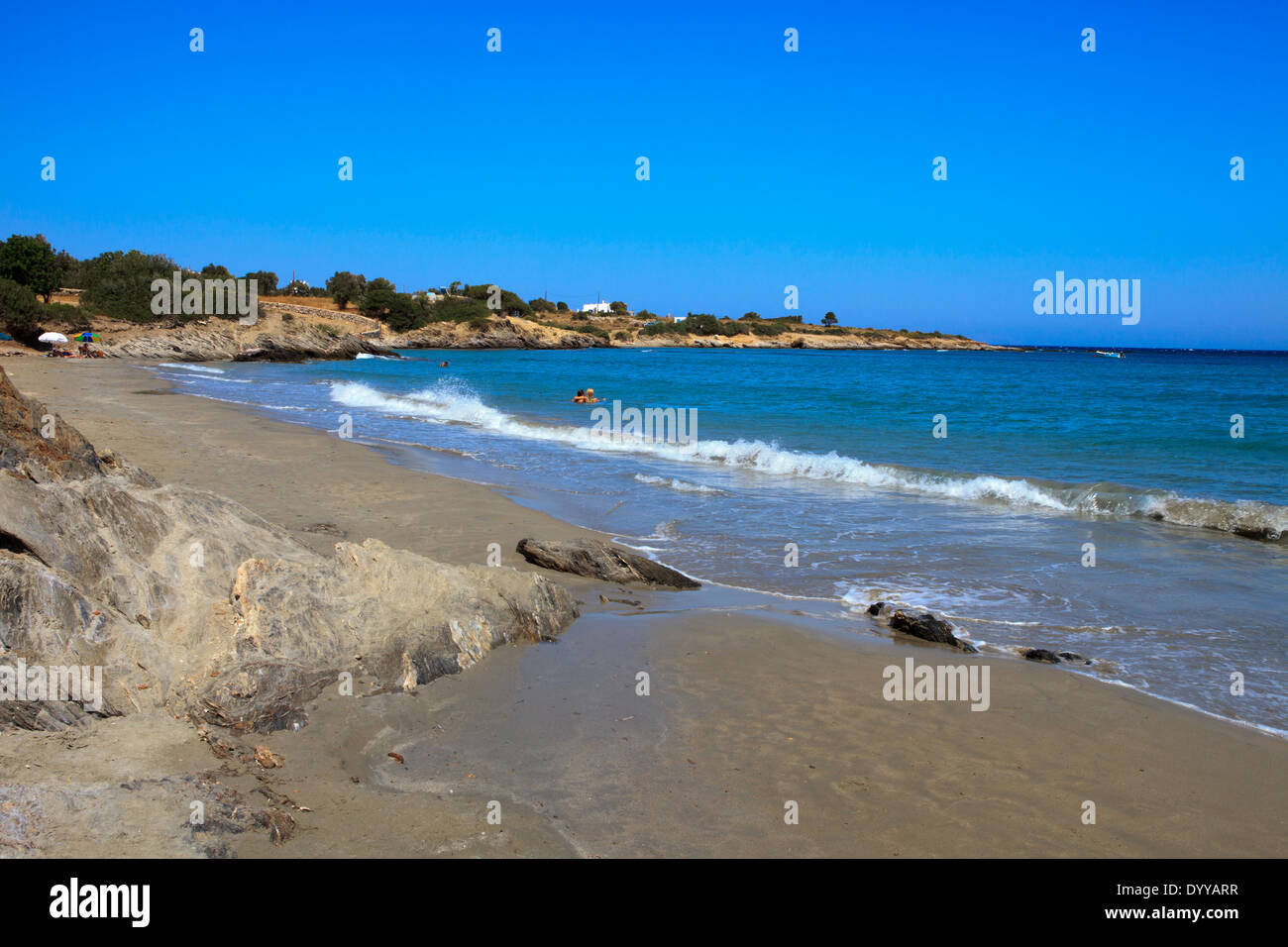 Alyko beach, Naxos, Cyclades Islands, Greece Stock Photo - Alamy