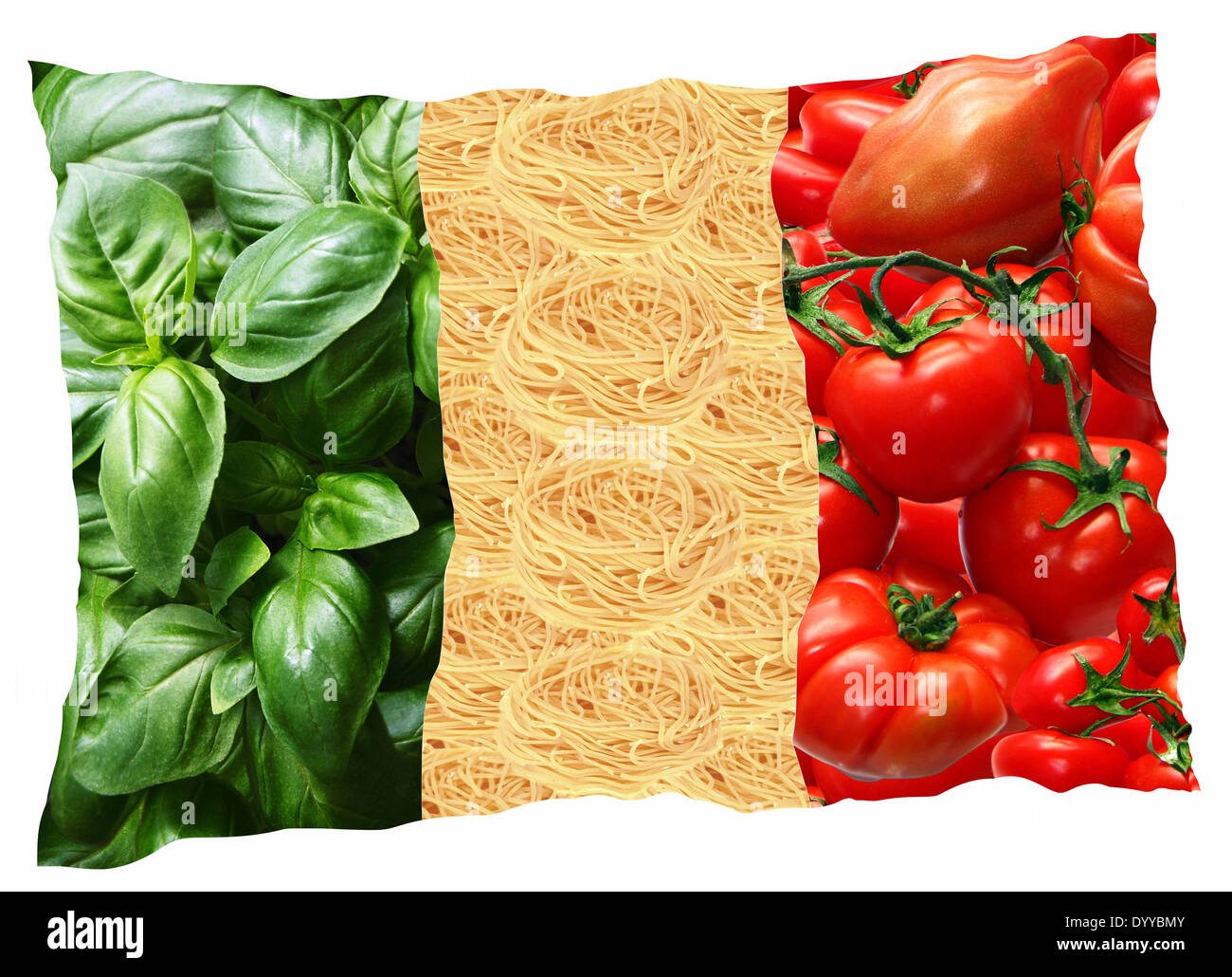 Flag mediterranean cuisine italian cut outs travel expo hi-res stock ...