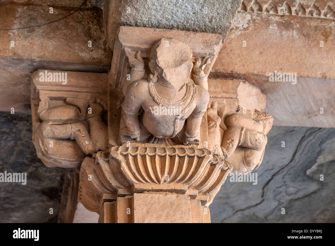 New Delhi, India. Hindu Columns incorporated into the Quwwat Ul-Islam ...