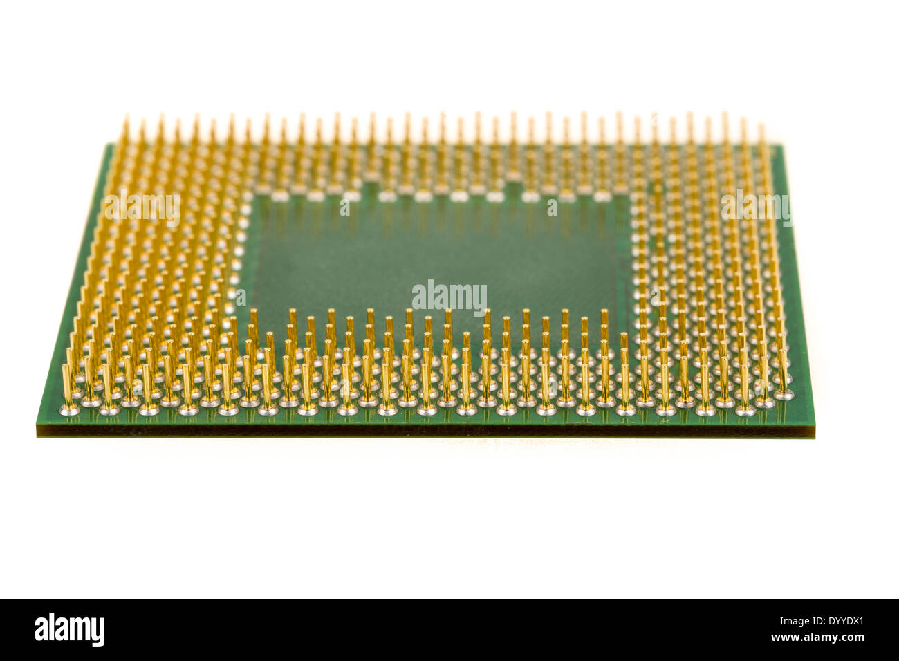 macro of computer processor isolated on white Stock Photo - Alamy