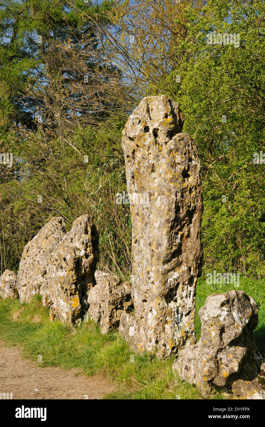 The Kings Men Neolithic Stone Circle, Rollright Stones Largest stone of ...