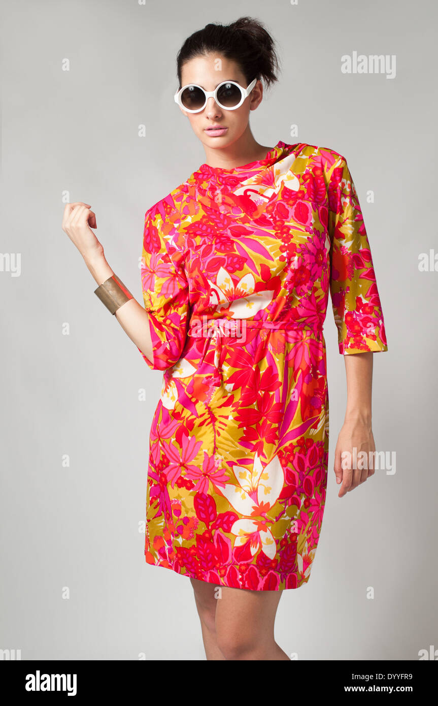 1960s female model colour hi-res stock photography and images - Alamy