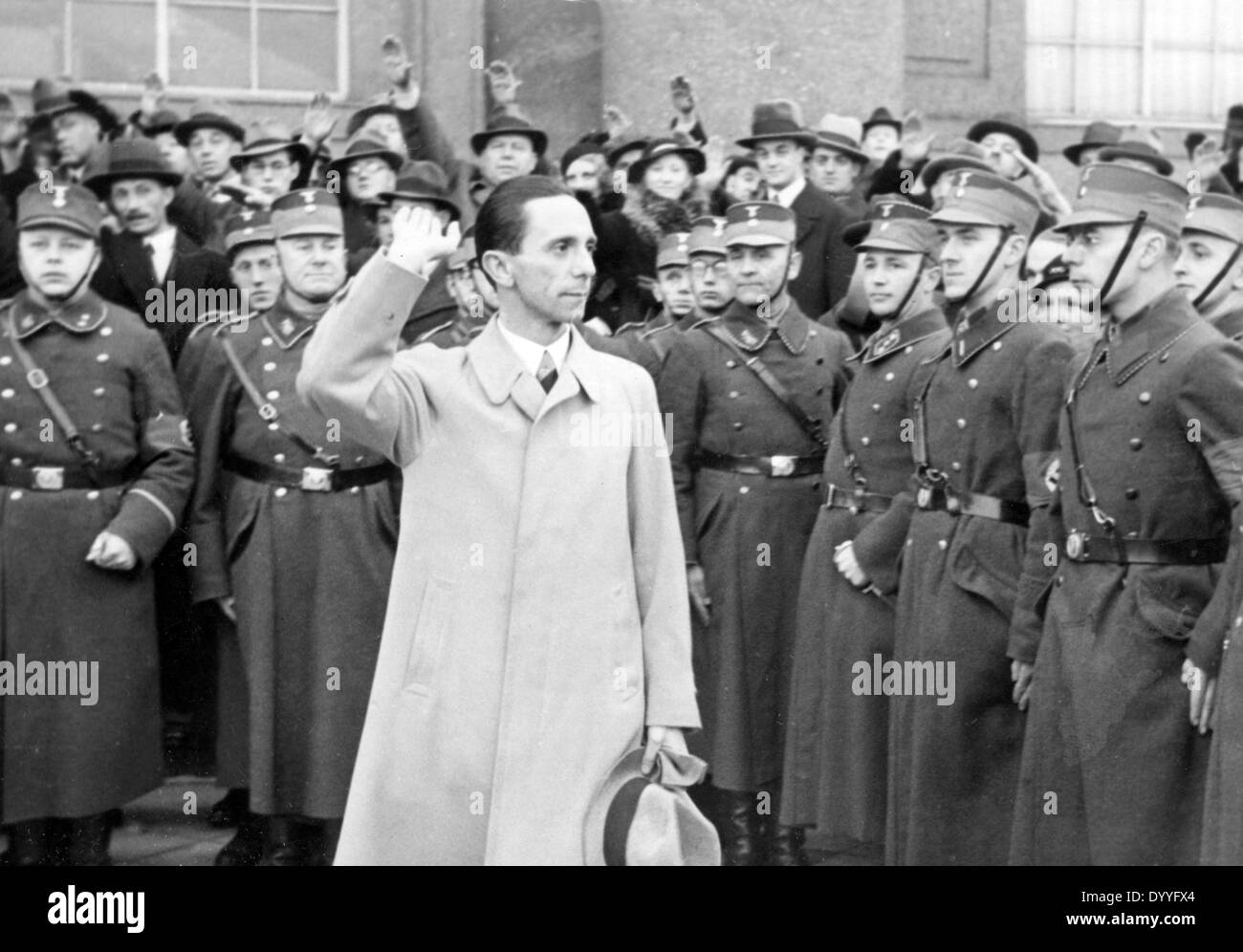 Propaganda politics joseph goebbels Black and White Stock Photos ...