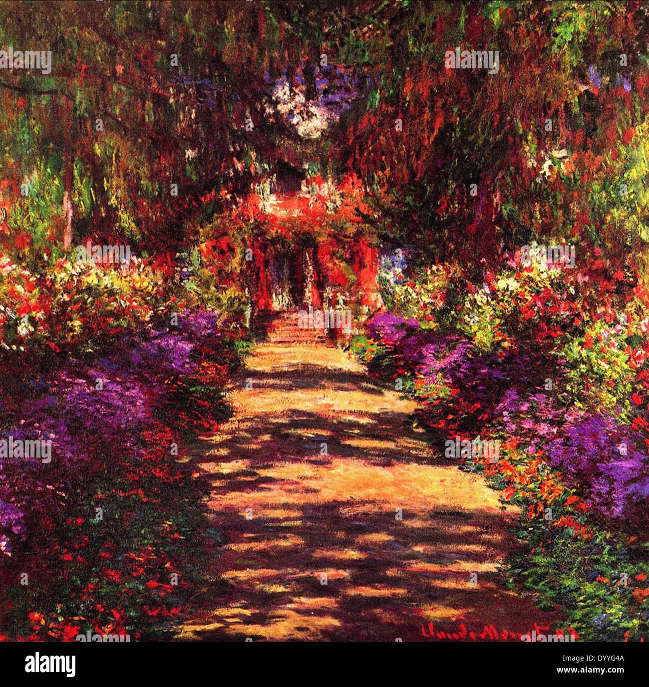 Claude Monet Path in Monet’s Garden in Giverny Stock Photo - Alamy