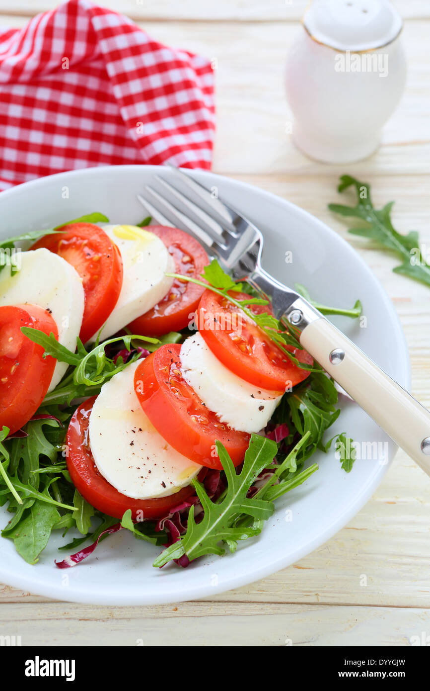 traditional salad Caprese, food Stock Photo - Alamy