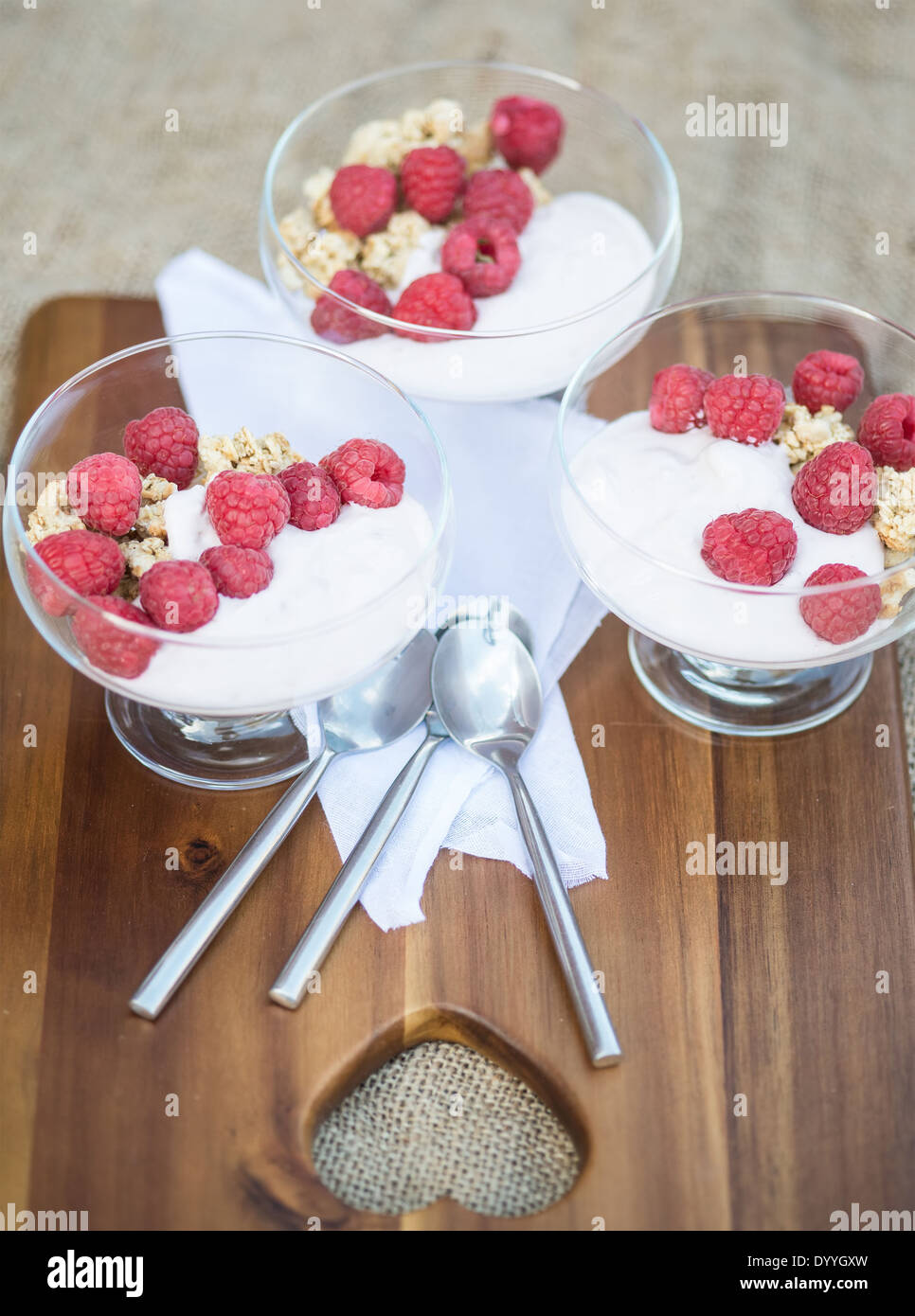 Yoghurt raspberry hi-res stock photography and images - Alamy