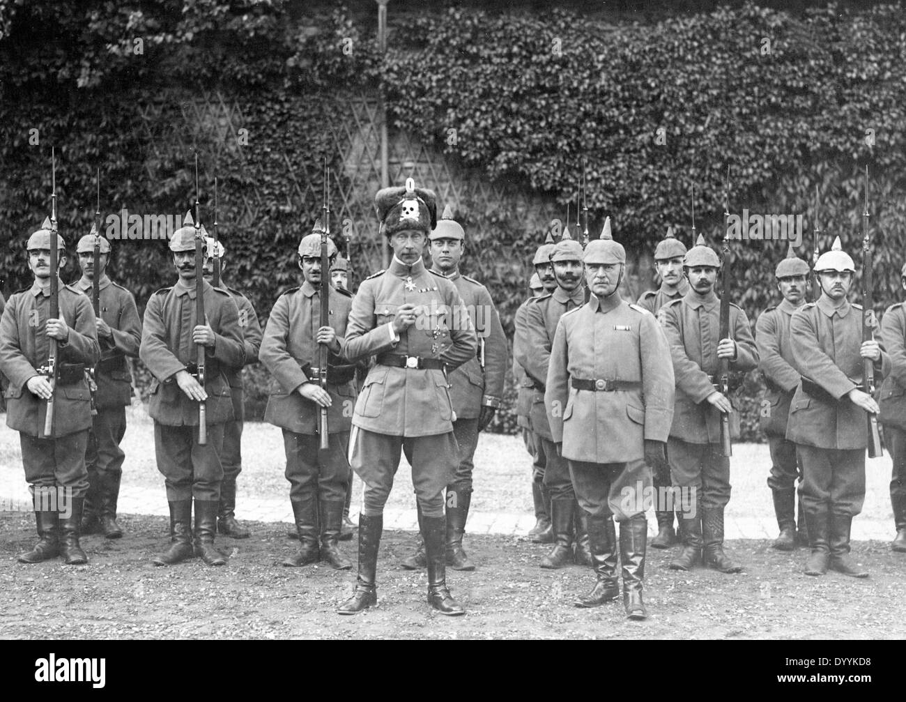 German imperial bodyguard hi-res stock photography and images - Alamy