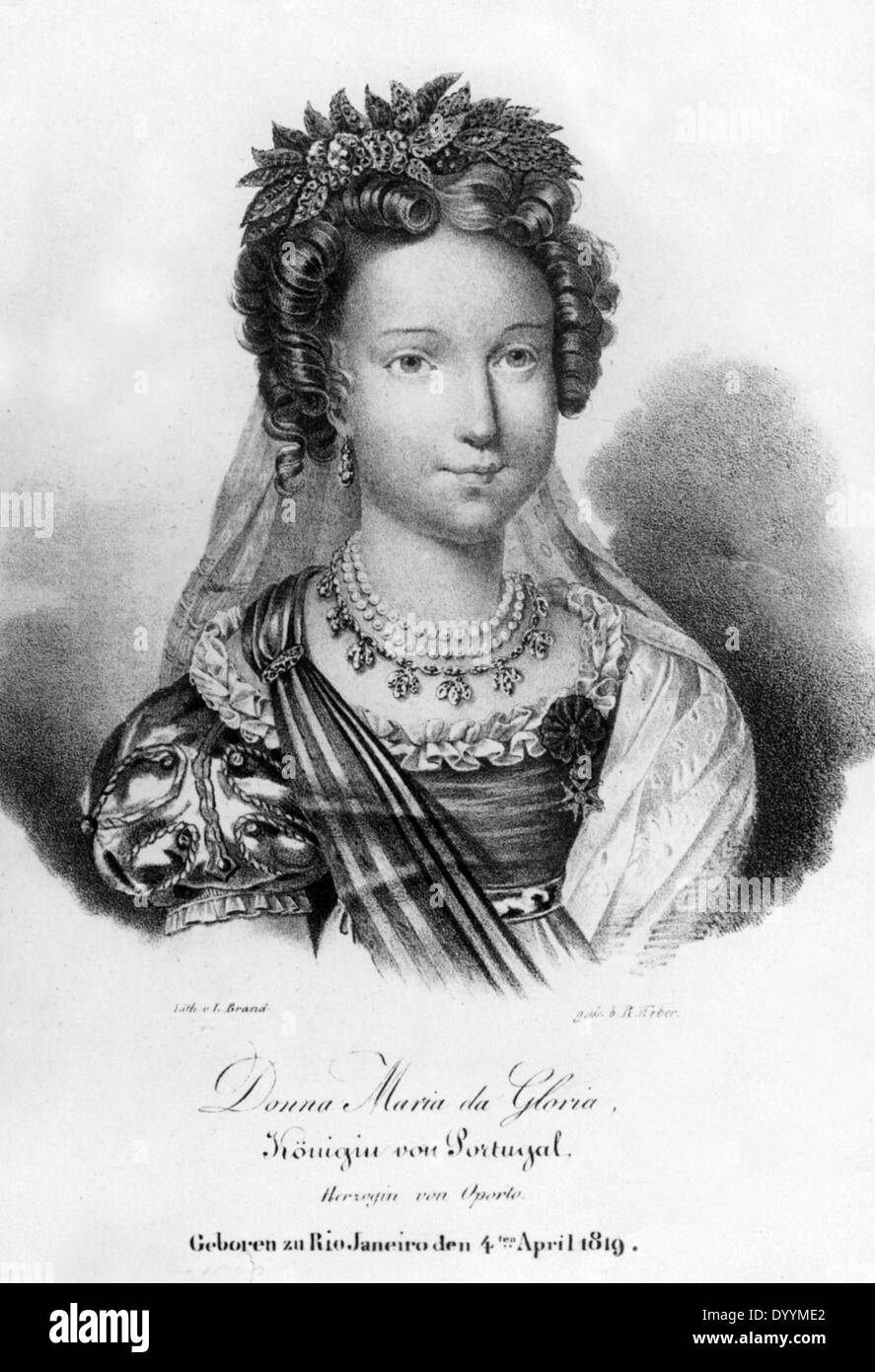 Queen maria ii of portugal hi-res stock photography and images - Alamy