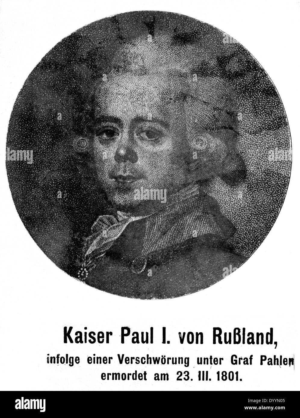 Tsar paul i Cut Out Stock Images & Pictures - Alamy