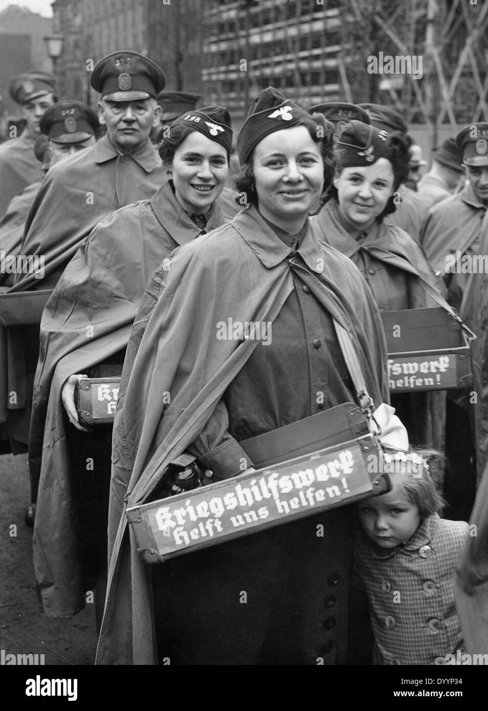 Raising for the Kriegshilfswerk (war relief organization), 1941 Stock ...