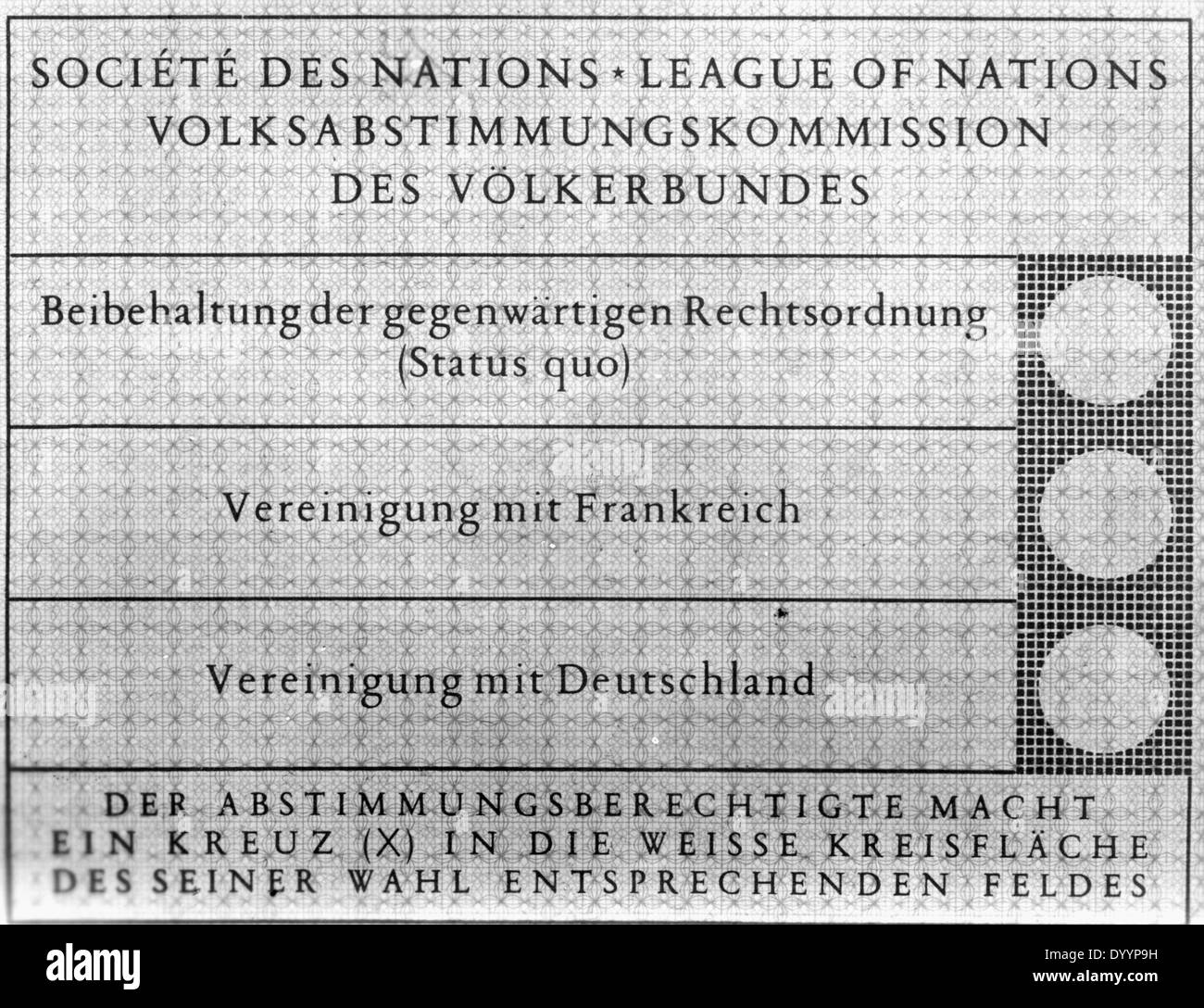 Saar plebiscite 1935 hi-res stock photography and images - Alamy
