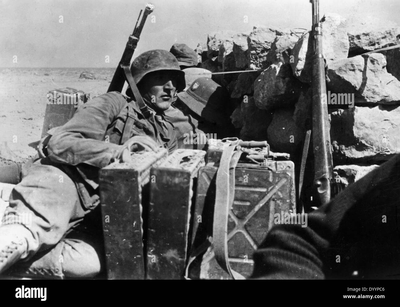 German soldiers at Tobruk, 1941 Stock Photo - Alamy