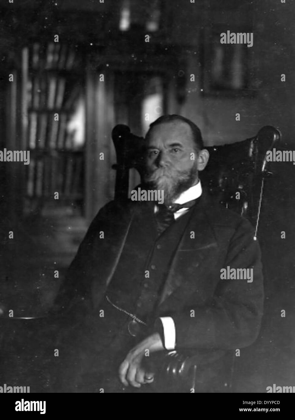 A portrait of John Hay, American politician and Secretary of State ...