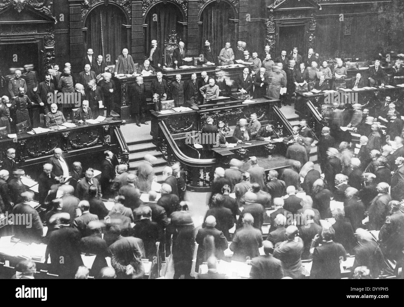 The German parliament, 1913 Stock Photo - Alamy
