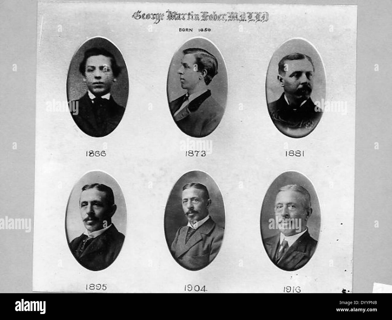 This series of six portraits features George Martin Kober, with ...