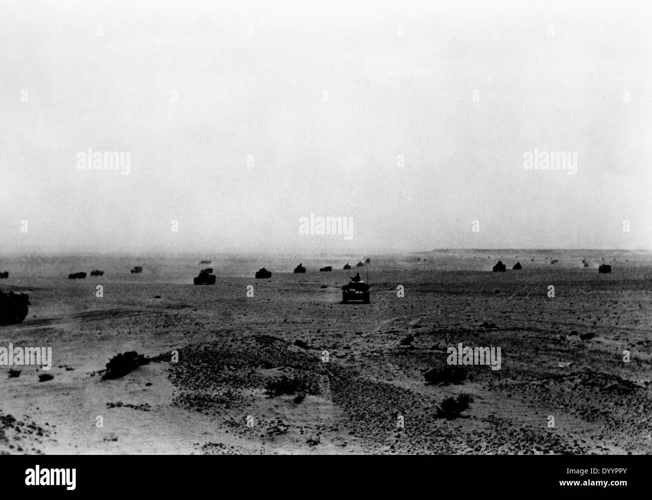 Military action on the egytian border, battle of El Alamein, 1942 Stock Photo - Alamy