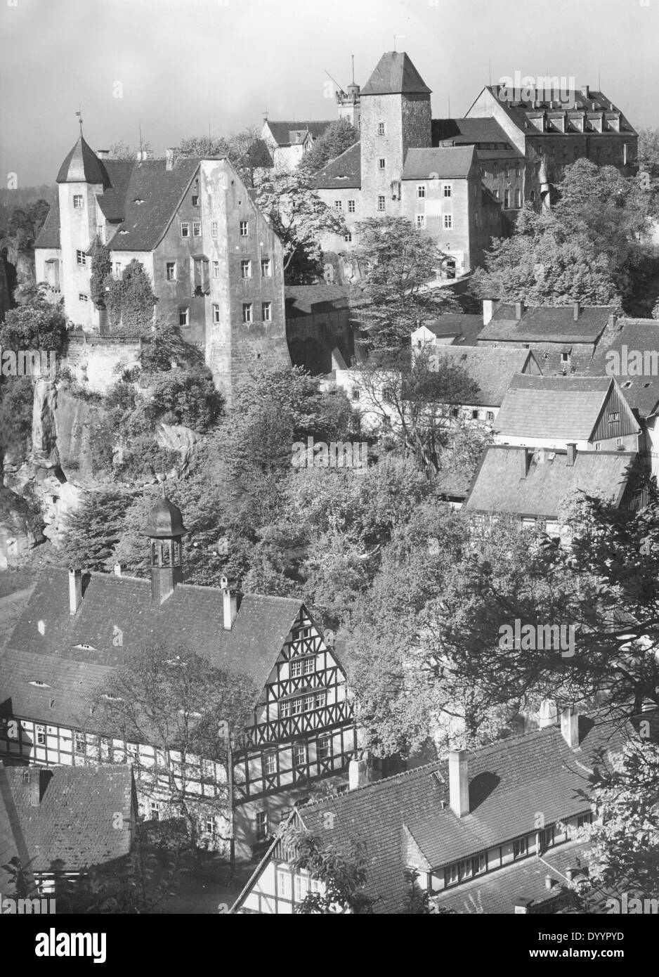 The Hohnstein Castle Stock Photo - Alamy