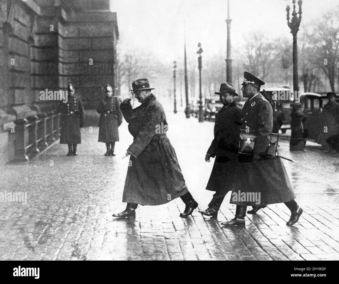 Hermann Goering during the Reichstag fire trial in Berlin, 1933 Stock ...