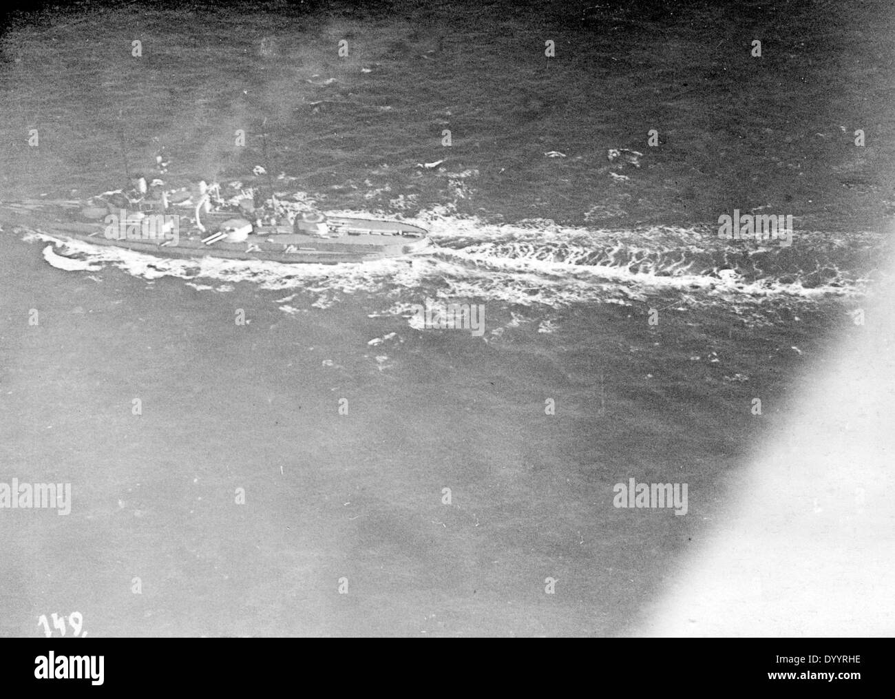 German warships in the North Sea during the First World War Stock Photo ...