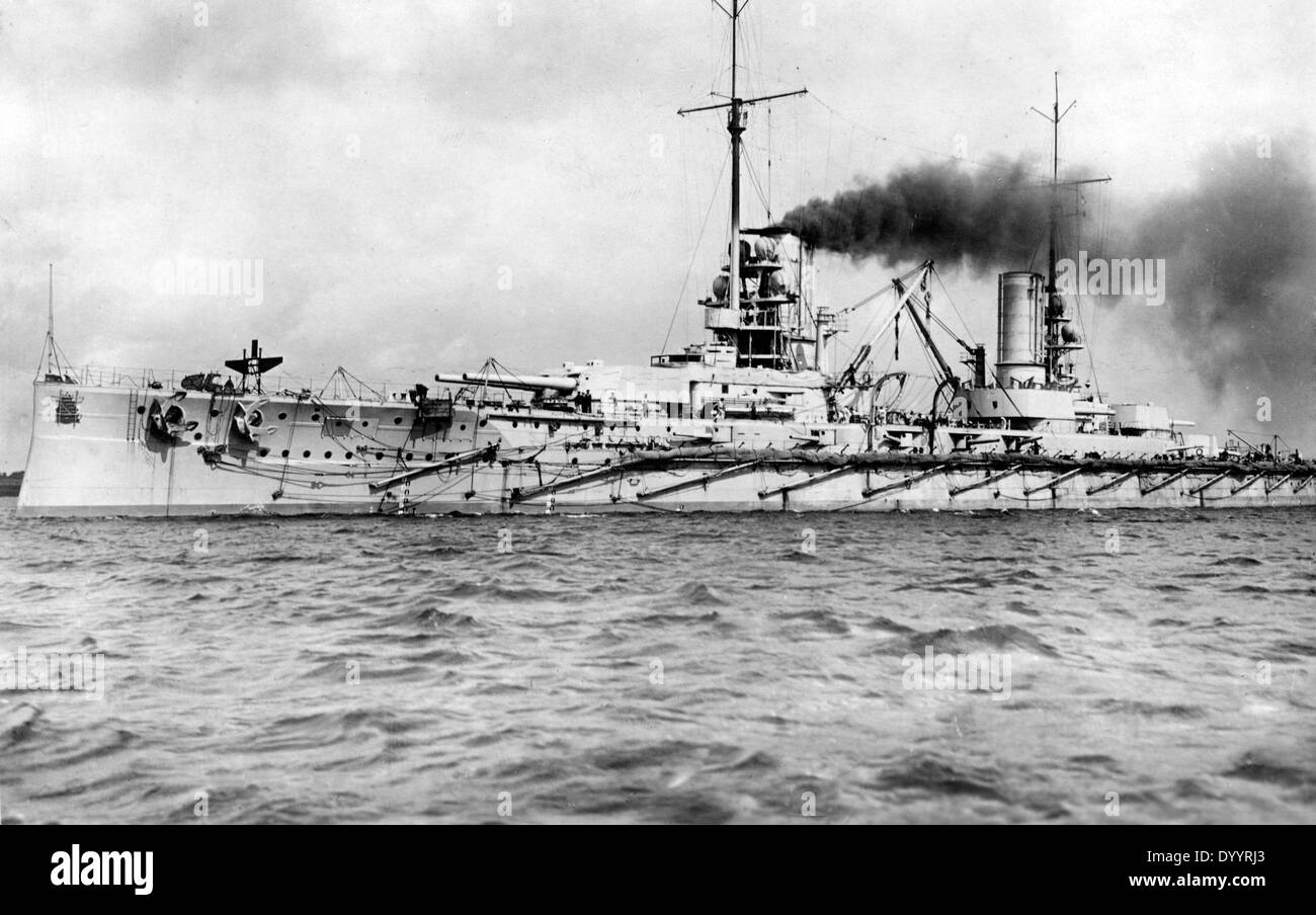 SMS Koenig Albert, 1916 Stock Photo: 68838059 - Alamy