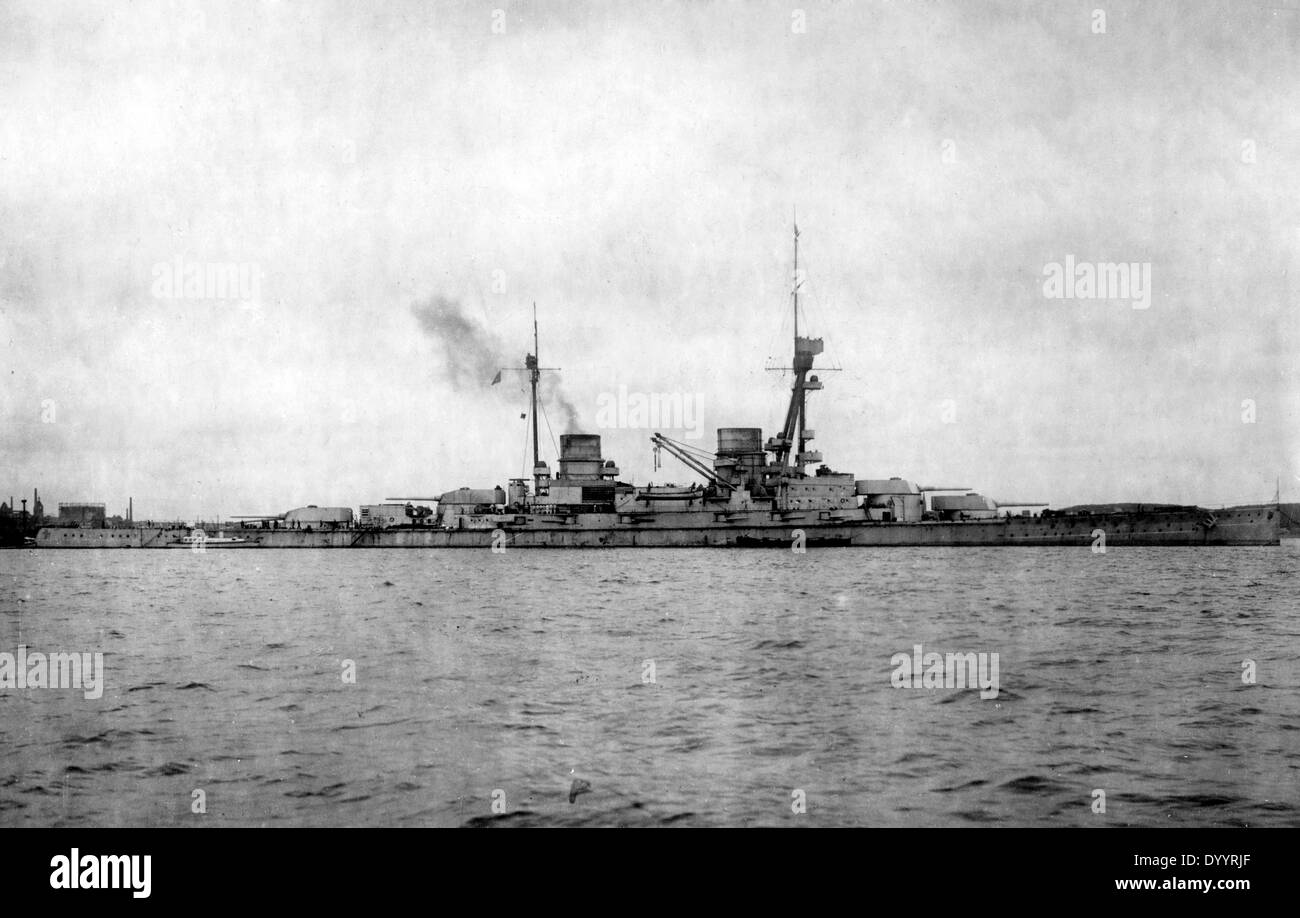 SMS Derfflinger, 1916 Stock Photo - Alamy