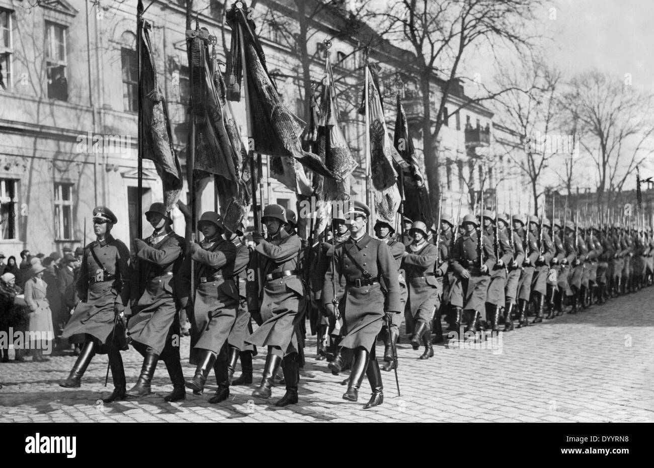 Parade of the Reichswehr on the Day of Potsdam, 1933 Stock Photo - Alamy