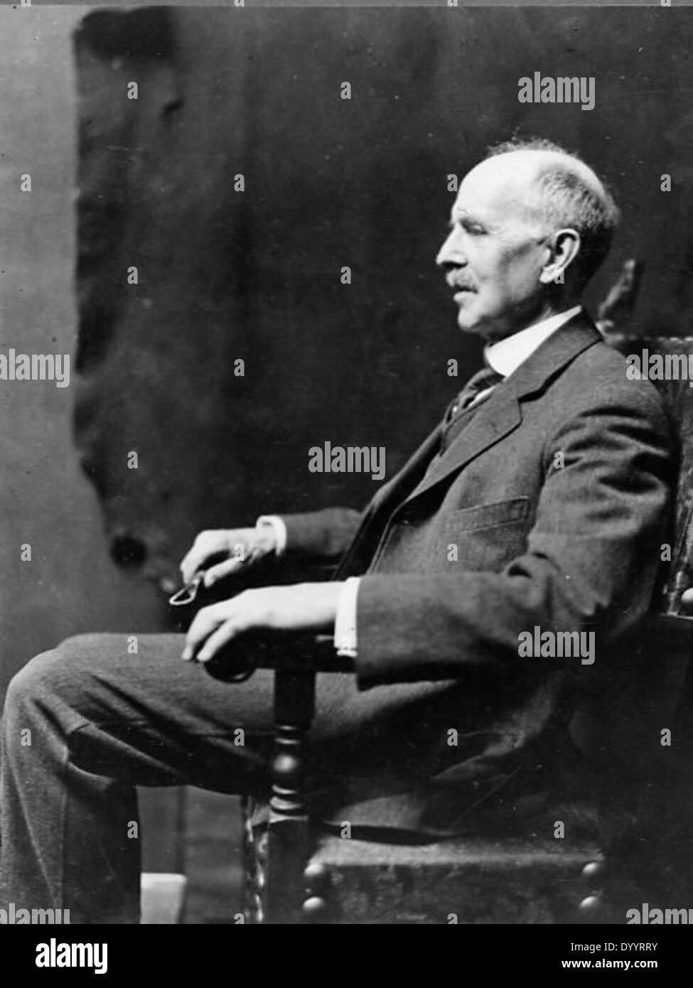 A portrait of Daniel Chester French, the famous American sculptor ...