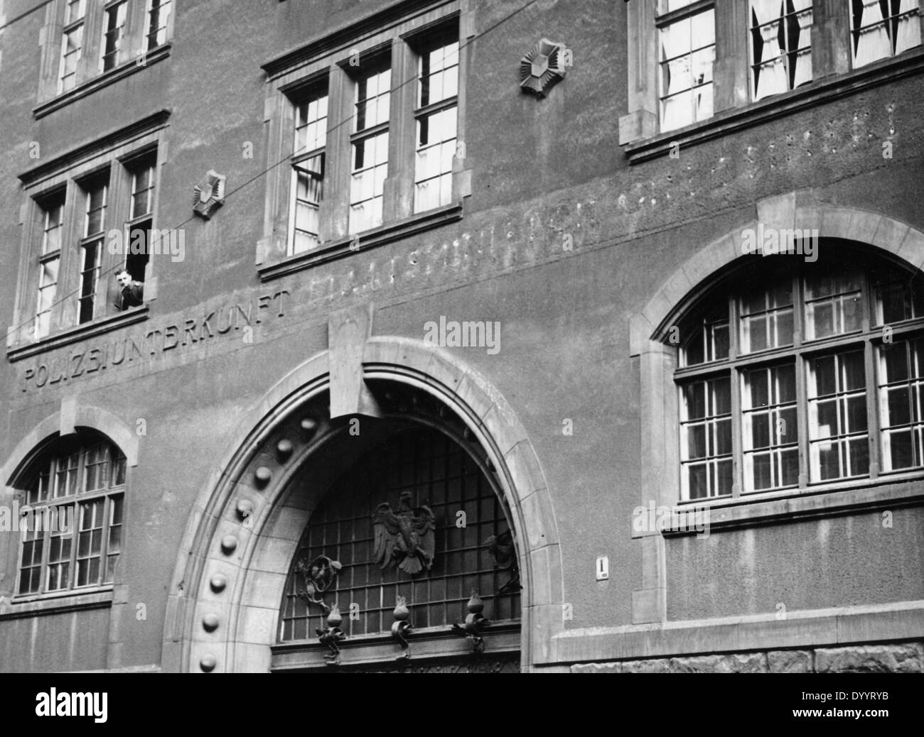 Police barracks in Berlin, 1933 Stock Photo - Alamy