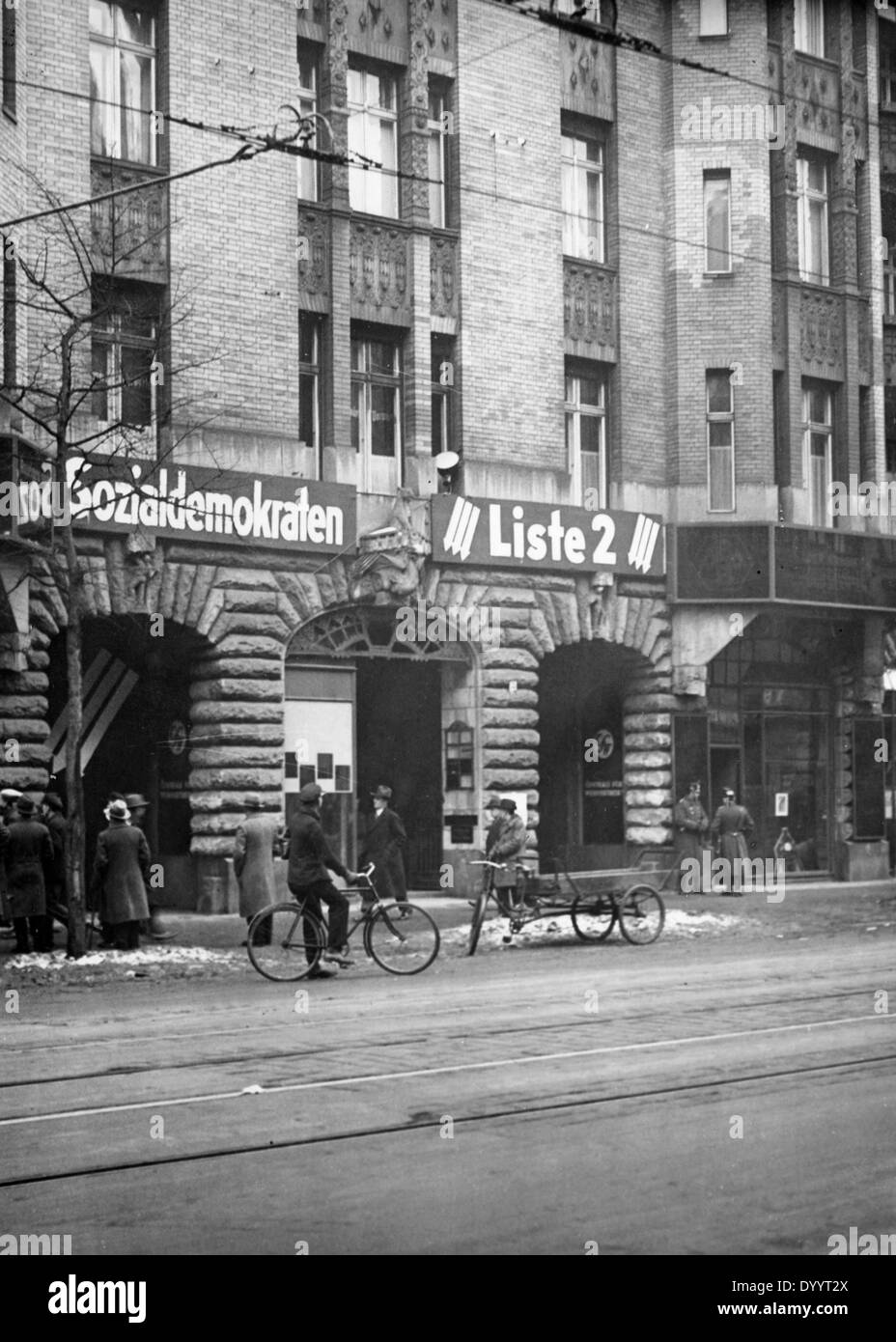 Election poster spd in Black and White Stock Photos & Images - Alamy