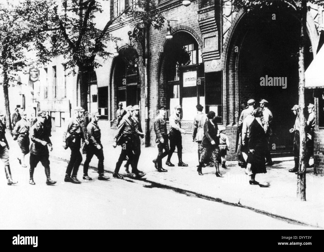 SA squad in Berlin, 1933 Stock Photo - Alamy
