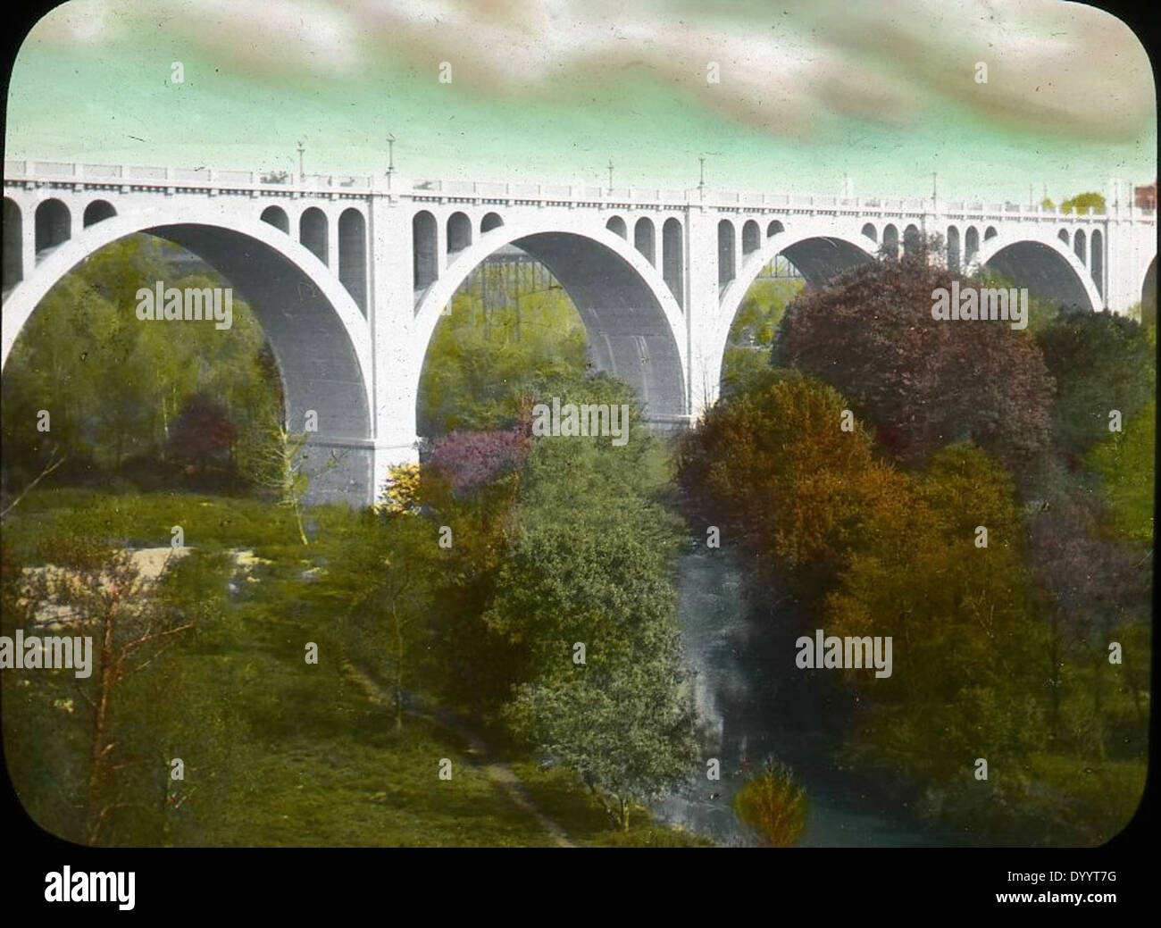 A view of Taft Bridge in Washington, D.C., highlighting its ...