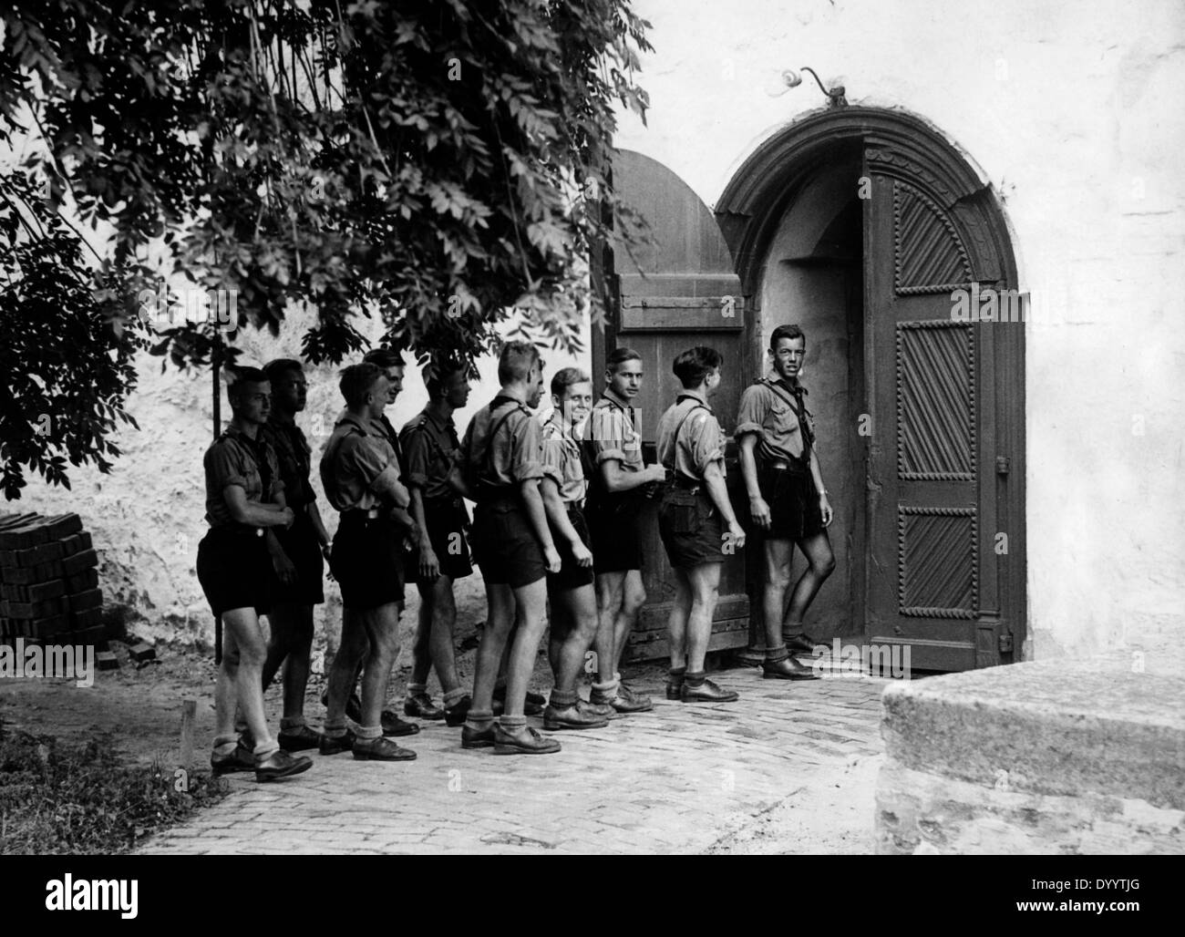 Hitler Youth members going to church, 1938 Stock Photo: 68838856 - Alamy