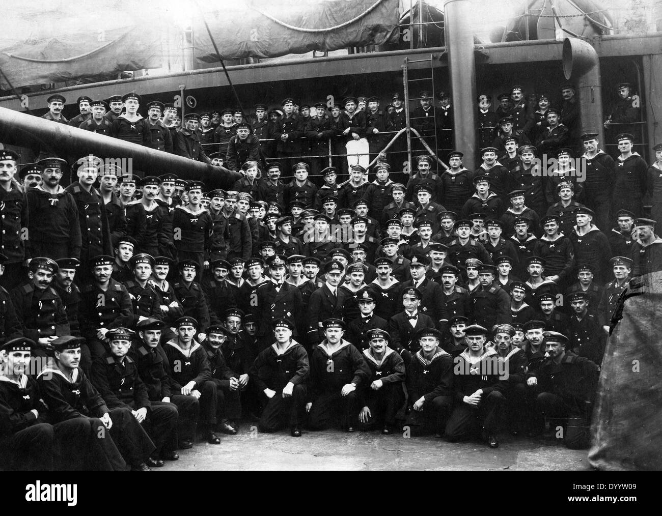 Crew of the SMS Wolf, 1918 Stock Photo - Alamy