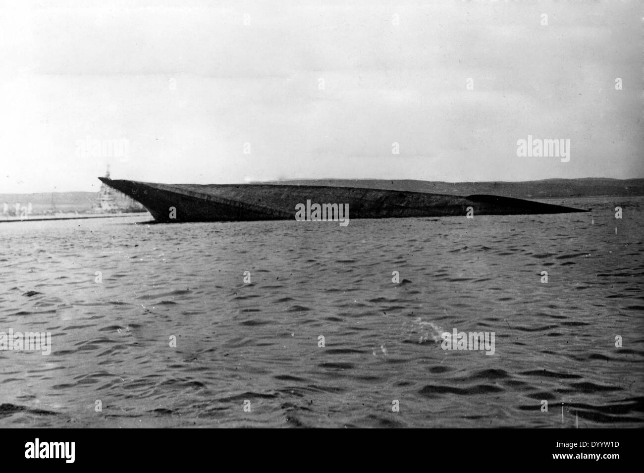 Scuttling of the Derfflinger in Scapa Flow, 1919 Stock Photo: 68839161 ...