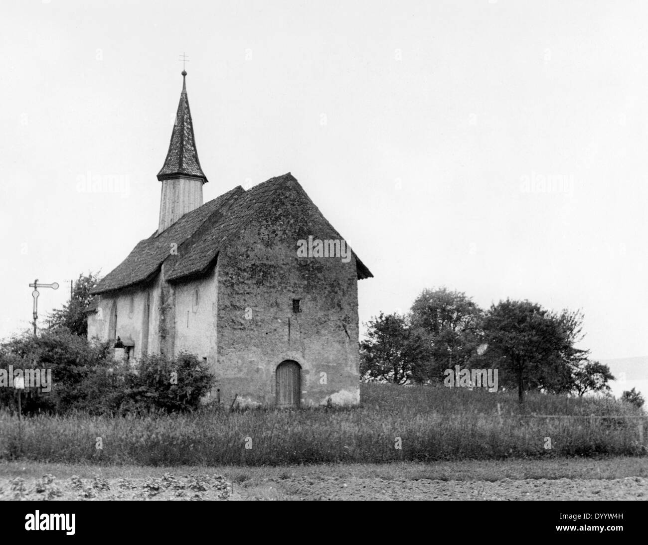 Near chapel Black and White Stock Photos & Images - Alamy