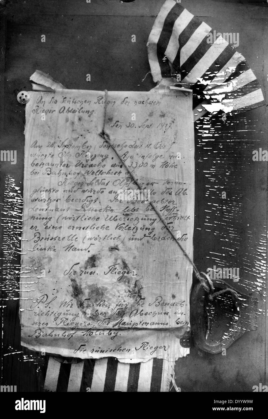 1914 letter Black and White Stock Photos & Images - Alamy