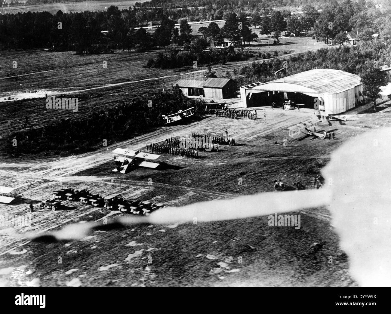 German airbase at the Western Front, 1917 Stock Photo - Alamy