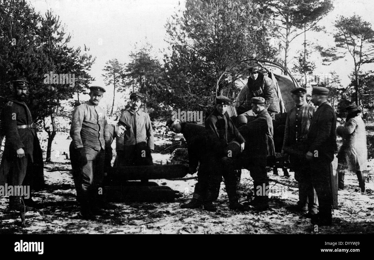 Gas delivery, 1917 Stock Photo - Alamy