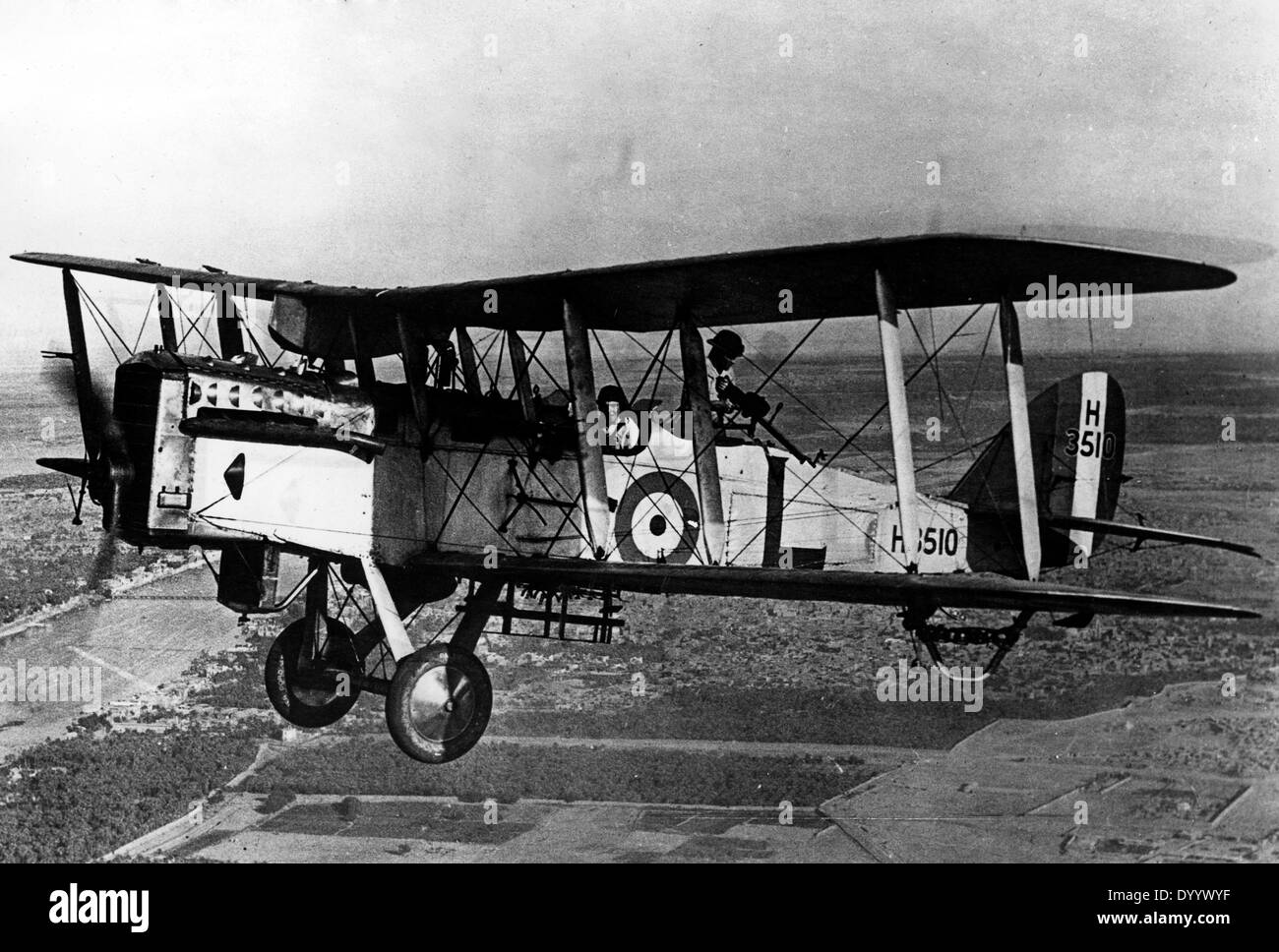 English machine Havilland 9A, 1917 Stock Photo - Alamy
