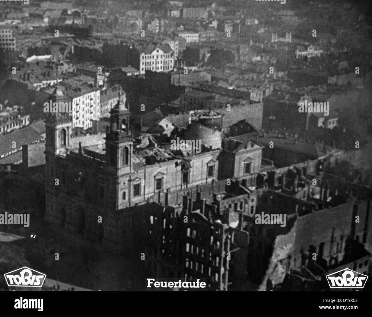 Front view war destroyed Black and White Stock Photos & Images - Alamy