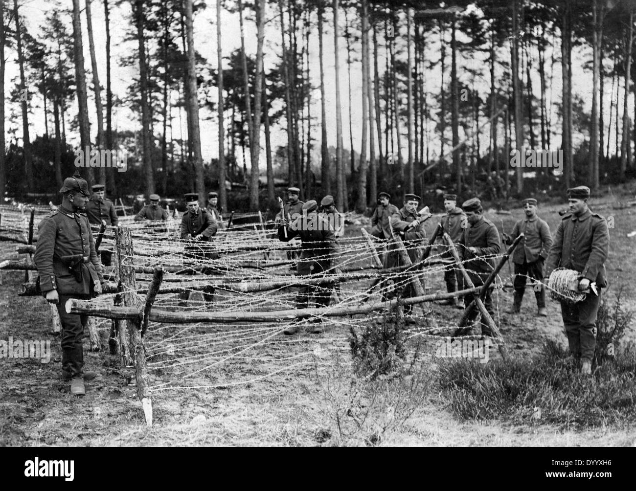 Barbed wire wwi hi-res stock photography and images - Alamy