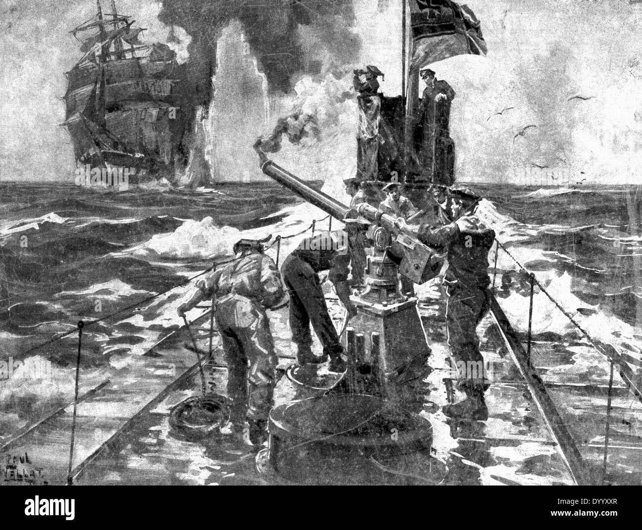 Submarine warning hi-res stock photography and images - Alamy