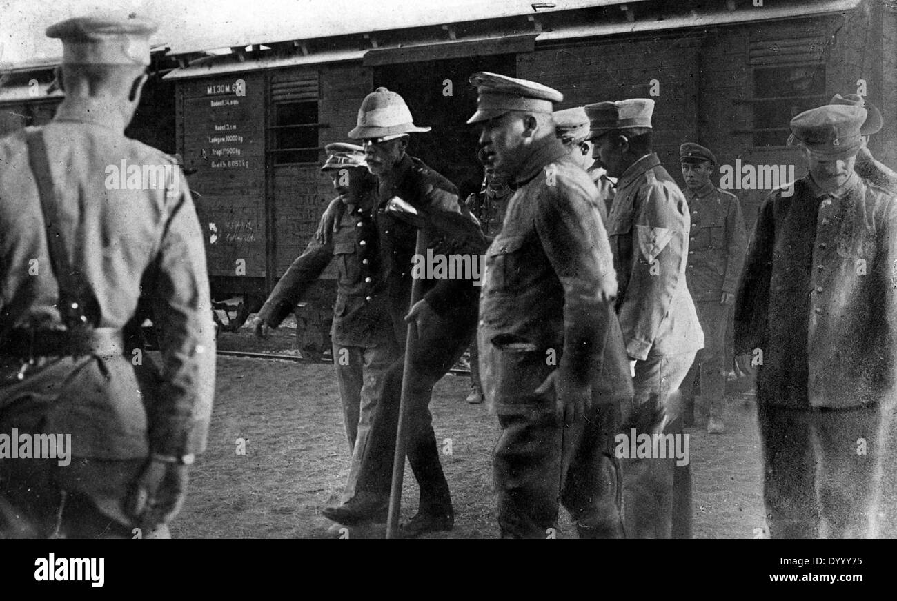 English colonel in German South-West Africa in World War I Stock Photo ...