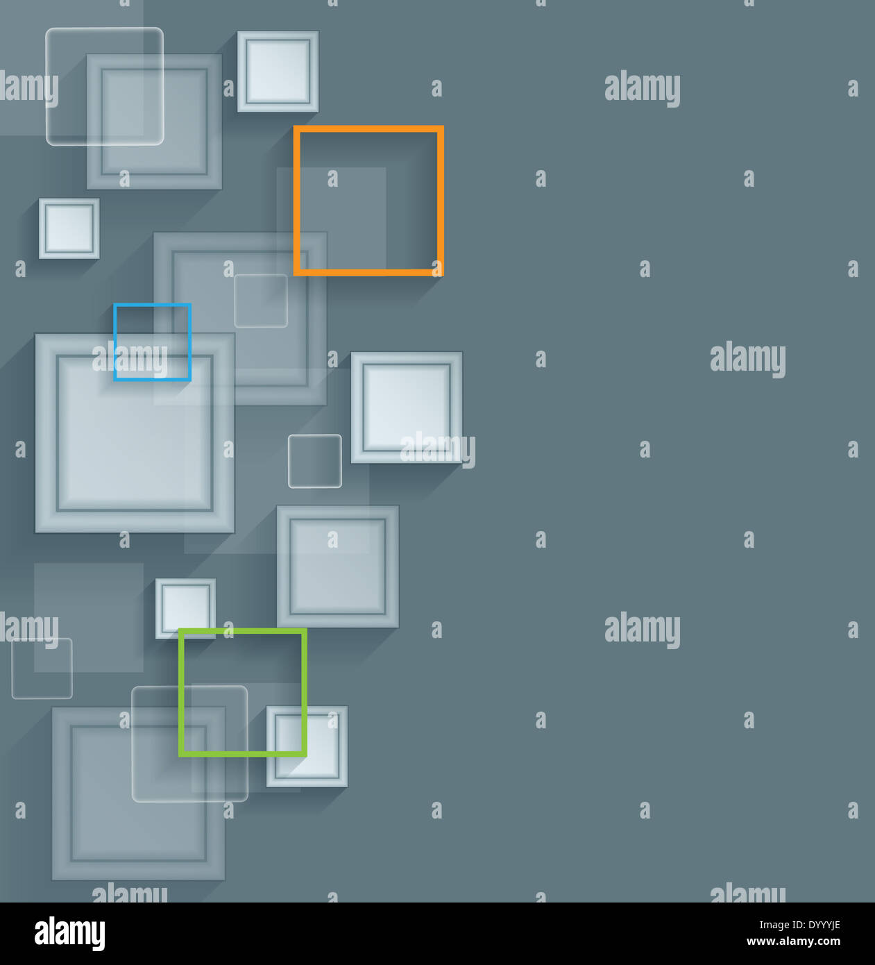 Overlapping Squares Background Stock Photo - Alamy