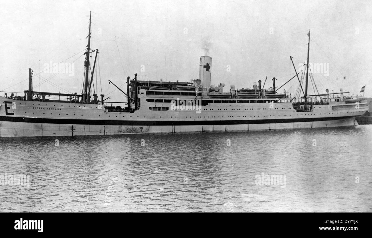 Hospital ship of the German Red Cross, 1916 Stock Photo: 68841218 - Alamy