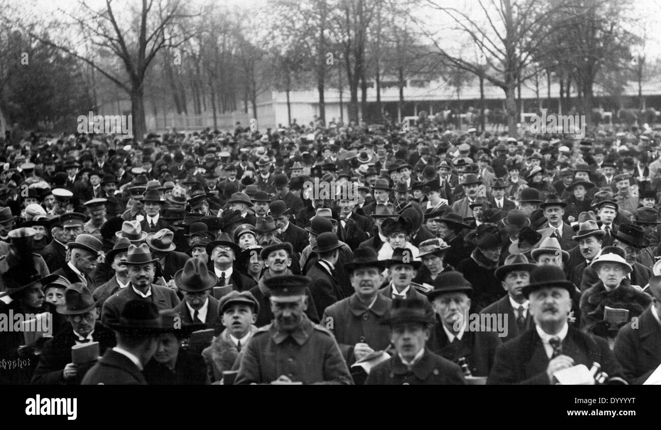 At the horse races in Berlin, 1917 Stock Photo - Alamy